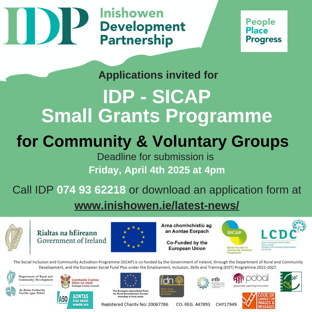 IDP SICAP Small Grants Programme opens for 2025